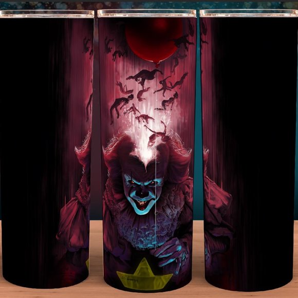 Dining | It Pennywise The Clown Red Balloons Cup Mug Tumbler 2oz | Poshmark